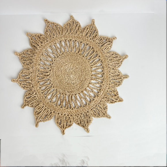 Kitchen | Hand Braided Jute Placementhot Plates Set Of 2 | Poshmark